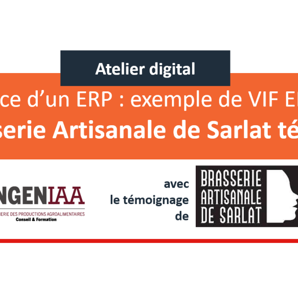 Mise en place d'un ERP : exemple de VIF ERP STARTER - La Brasserie ...